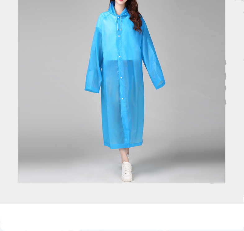 100% waterproof PVC fabric fashion raincoat