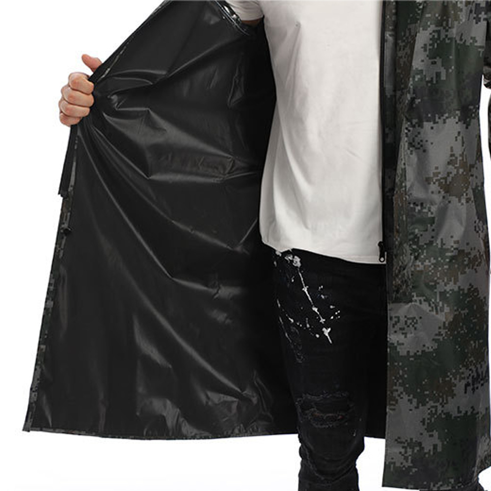 Adults hooded waterproof outdoor raincoat for men