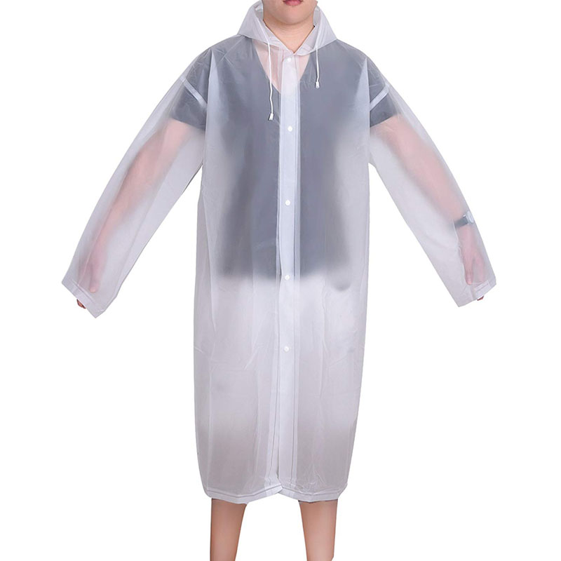 Adults raincoat with hoods and sleeves