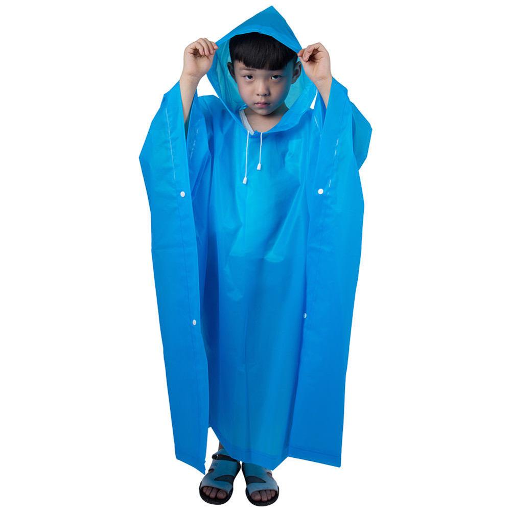 Colorful waterproof eco-friendly eva kids raincoat