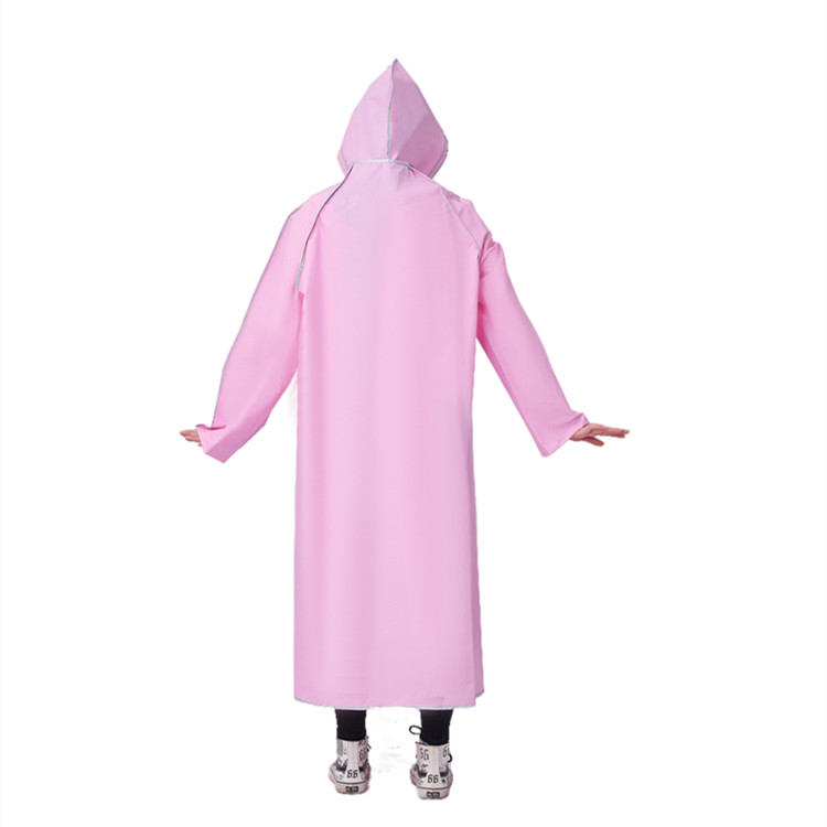 Custom print logo rubber pvc raincoat