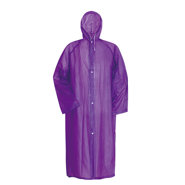 High quality waterproof pvc long raincoat