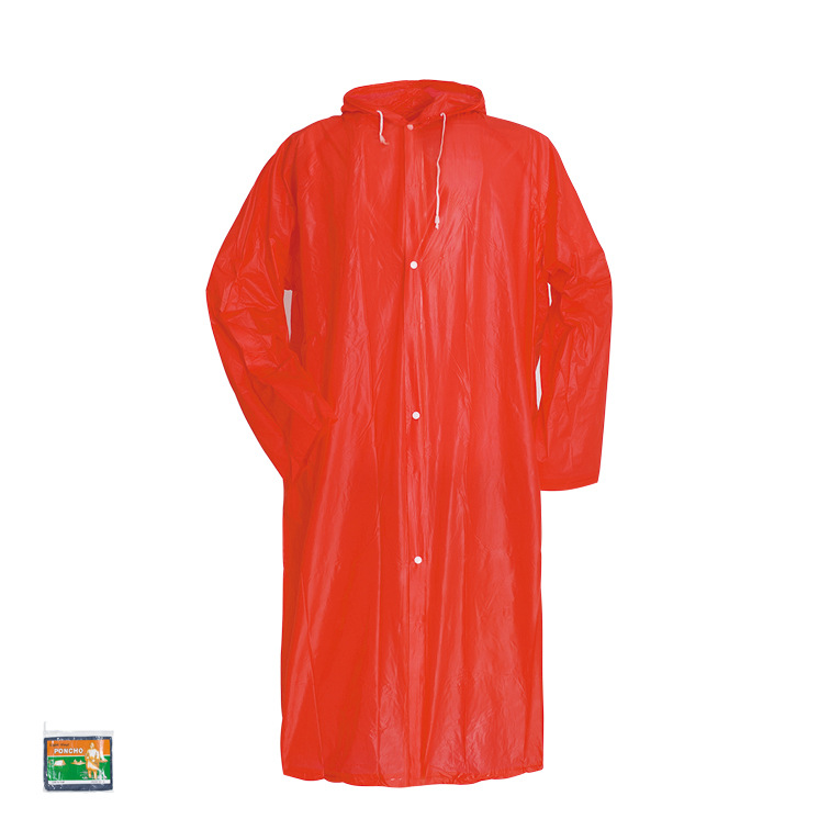 High quality waterproof pvc long raincoat