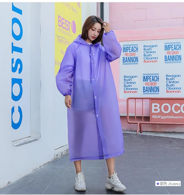 Multi-functional outdoor travel raincoats for adults