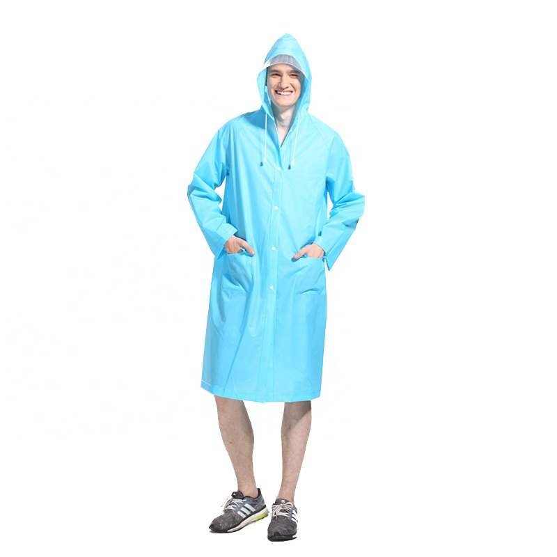 New design waterproof reusable disposable raincoat