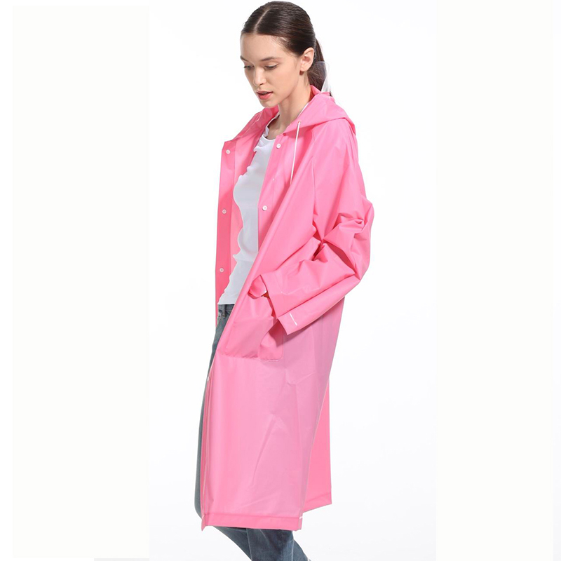 New design waterproof reusable disposable raincoat