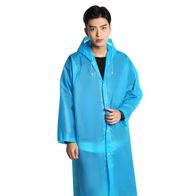 Portable fashion outdoor travel eva raincoat