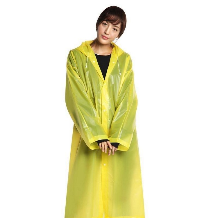 Recycled waterproof adults women mens raincoat