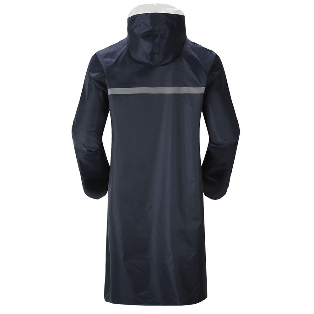 Reflective stripes raincoats for adults waterproof