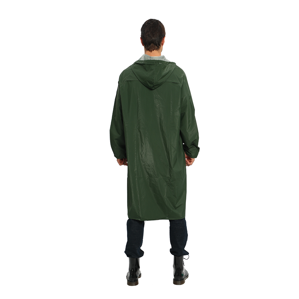 Reusable fabric raincoat for men and women